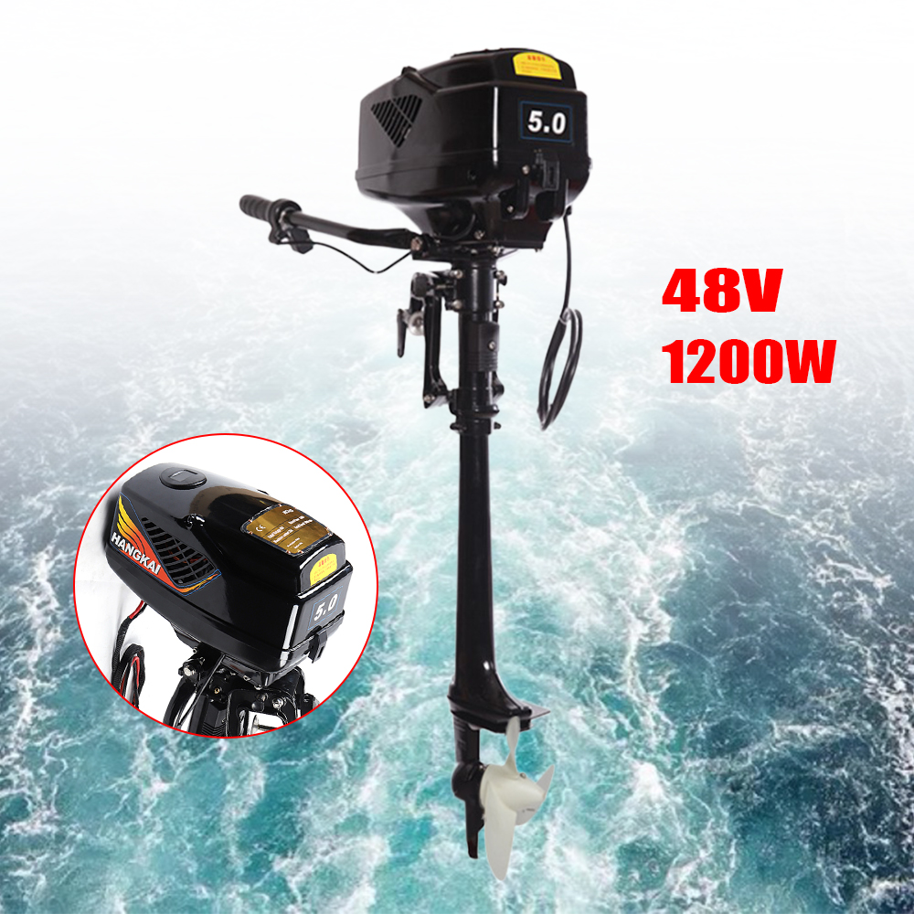 HANGKAI 5HP Outboard Motor Heavy Duty High-Speed Inflatable Fishing ...