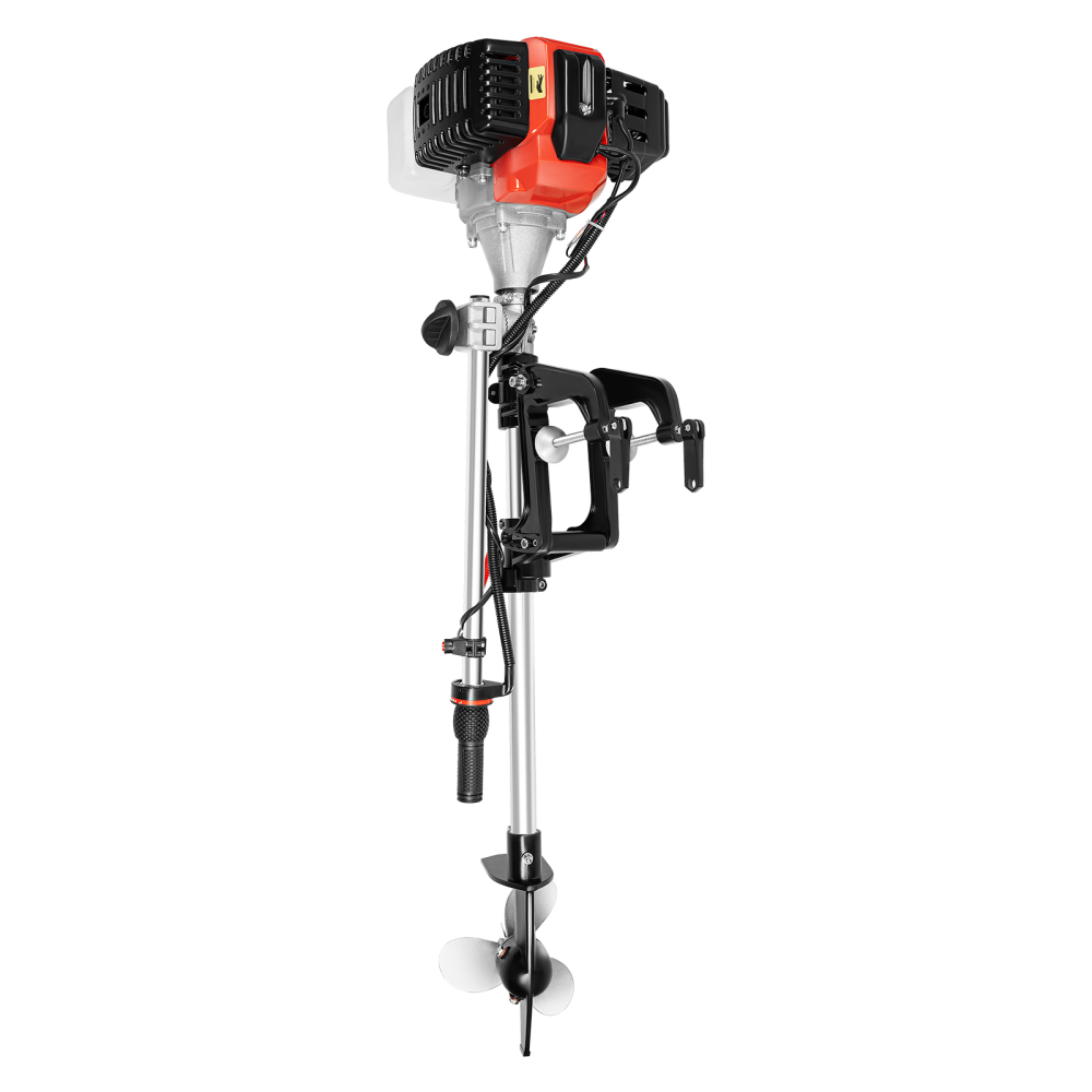 Trolling Outboard Motor,2.3HP 2-Stroke 52CC Gas-Powered Outboard Motor ...