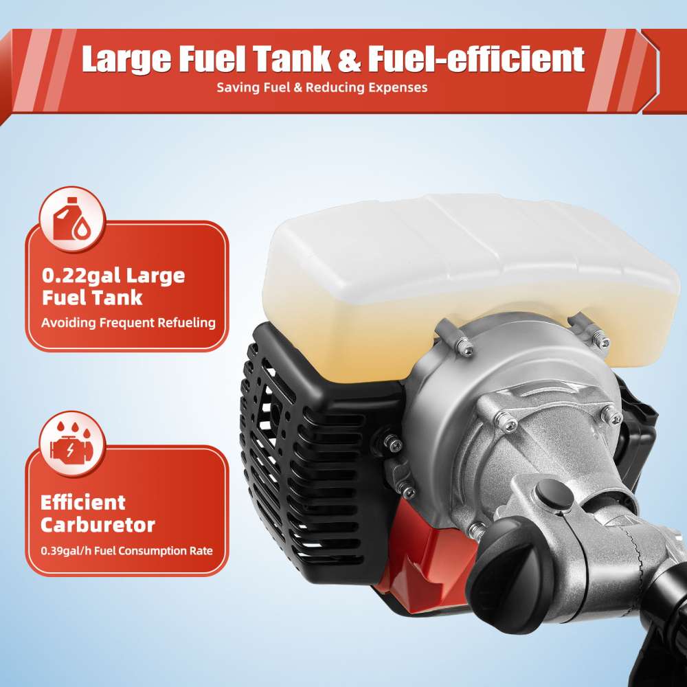 Trolling Outboard Motor,2.3HP 2-Stroke 52CC Gas-Powered Outboard Motor ...