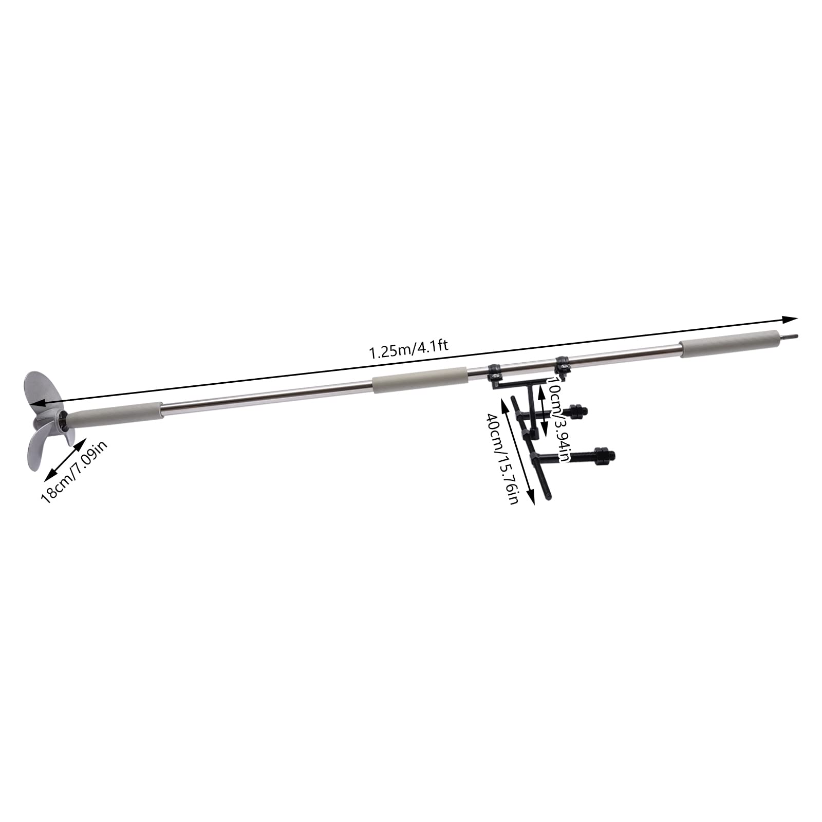 Outboard Aft Fin Bracket Three-blade Propeller Boat Stand for Small ...