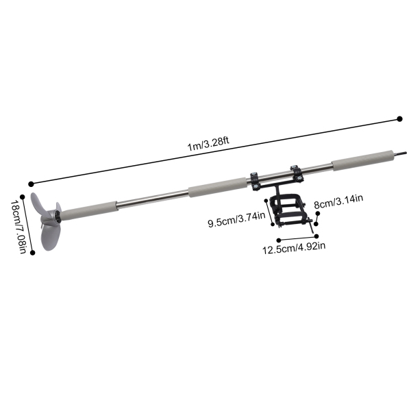 Hand operated outboard motor Manual propeller Hand Operated Boat ...