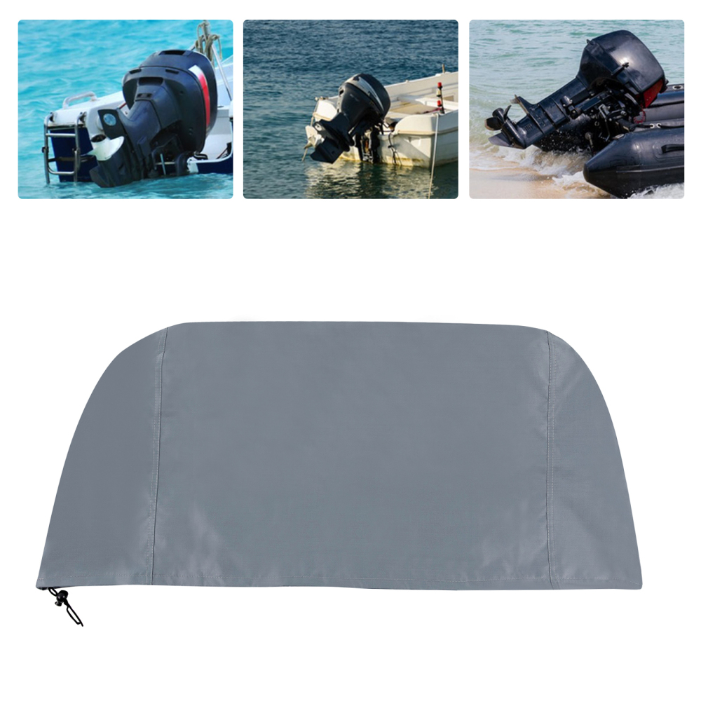Outboard Motor Cover, Waterproof Boat Motor Covers, 420D Heavy Duty ...